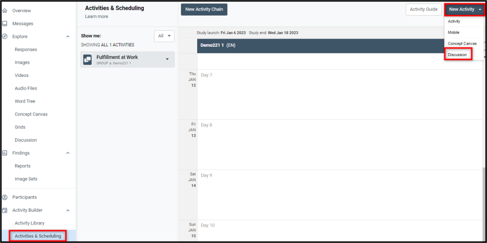 Discussion: Setup – Digital Diaries